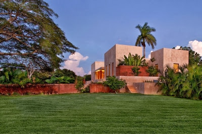 Diseño de moderna casa hacienda, fachada y diseño de interiores [fotos ...
